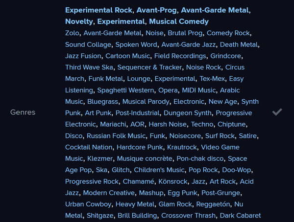 Genre Tag Terrorism - Rate Your Music
