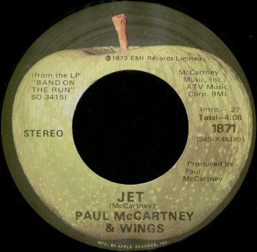 Jet / Let Me Roll It by Paul McCartney & Wings (Single, Power Pop ...