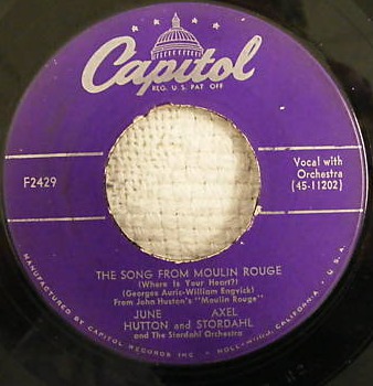 Say You're Mine Again / The Song From Moulin Rouge by June Hutton ...