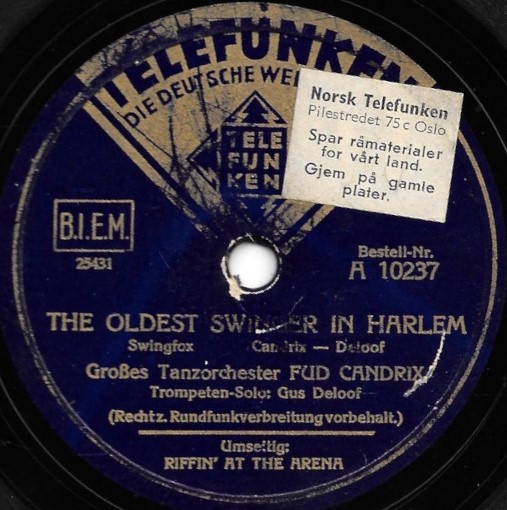 The Oldest Swinger in Harlem / Riffin' at the Arena by Großes ...