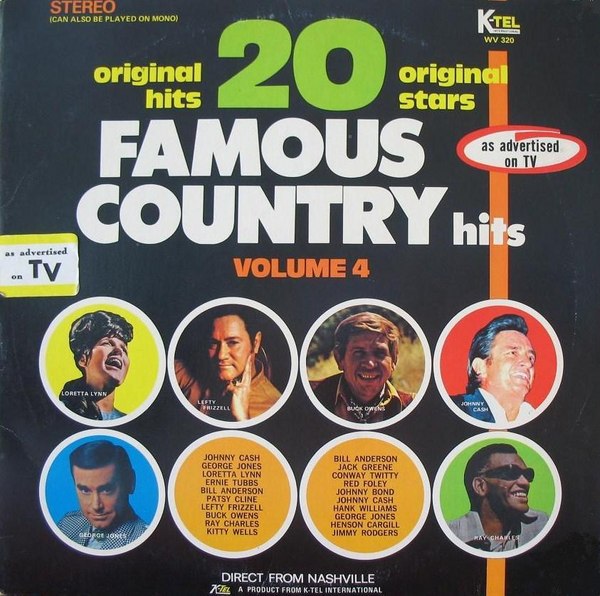 20 Famous Country Hits Vol. 4 by Various Artists (Compilation, Country ...