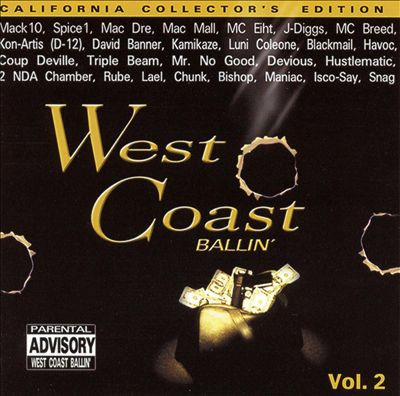 West Coast Ballin' Vol. 2 by Various Artists (Compilation): Reviews ...