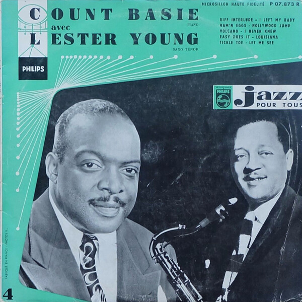 Jazz pour tous numéro 4 by Count Basie avec Lester Young (Compilation; Philips; P 07.873 R ...
