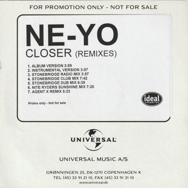 Closer (Remixes) by Ne-Yo (Single): Reviews, Ratings, Credits, Song ...