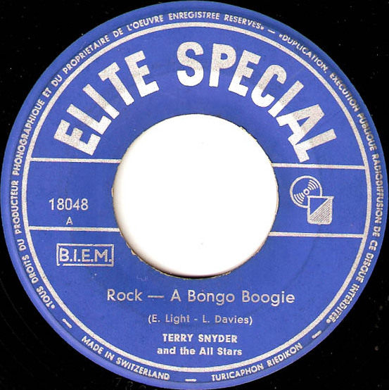 Rock-A bongo Boogie / Blue Is The Night by Terry Snyder (Single ...