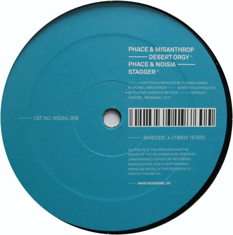 Desert Orgy / Stagger by Phace & Misanthrop / Phace & Noisia (Single ...