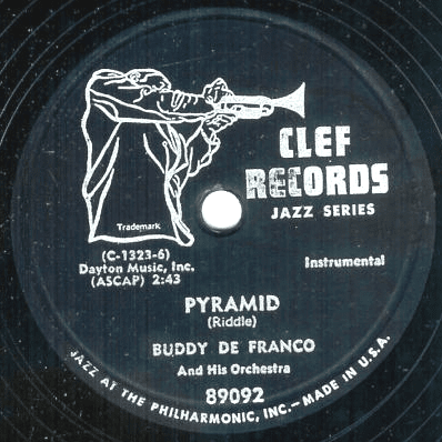Gold Nugget Sam / Pyramid by Buddy De Franco and His Orchestra (Single ...