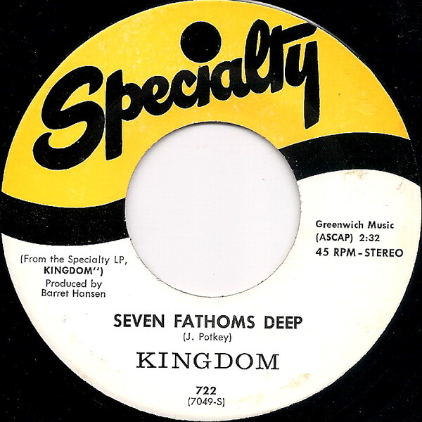 Seven Fathoms Deep / If I Never Was to See Her Again by Kingdom (Single ...