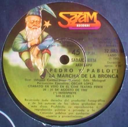 La marcha de la bronca / Dónde va la gente cuando llueve by Pedro y ...