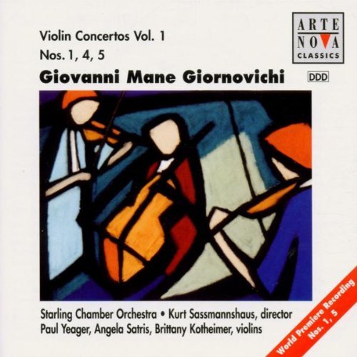 Violin Concertos, Vol. 1, Nos 1, 4, 5 (Starling Chamber Orchester/Kurt ...
