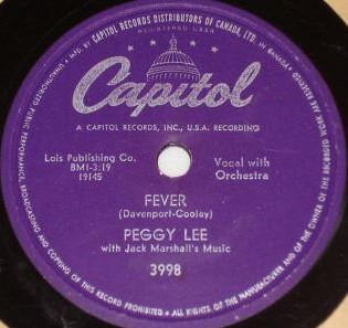 Peggy Lee - Fever - Lyrics and ratings - Rate Your Music