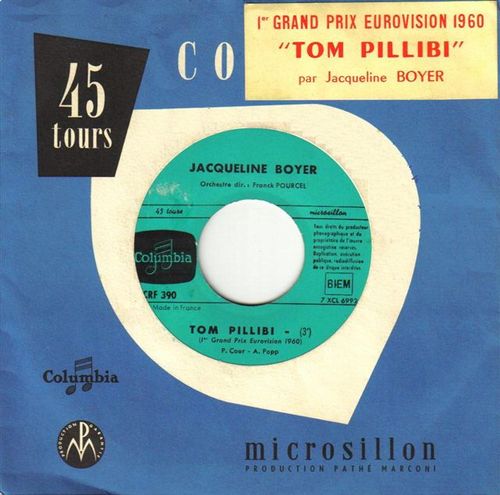 Tom Pilibi / Gouli gouli dou by Jacqueline Boyer (Single; Columbia (EMI ...