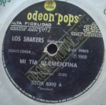 Mi tía Clementina / El pino y la rosa by Los Shakers (Single ...