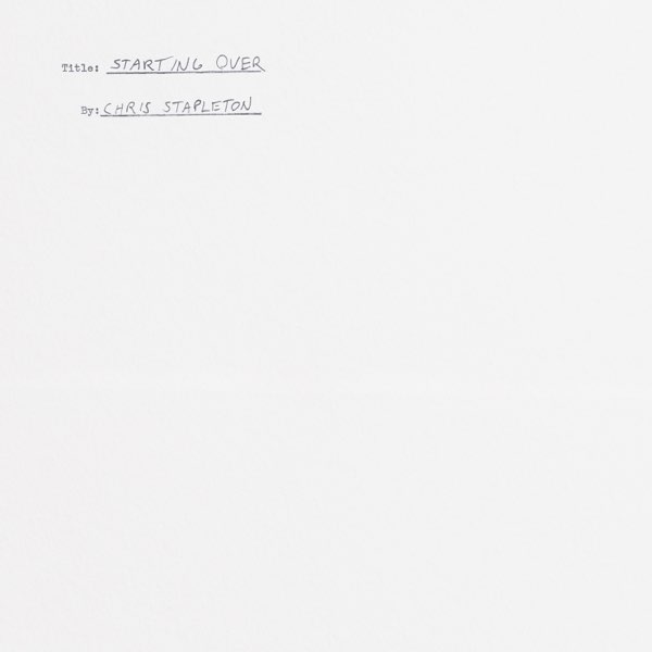 Starting Over by Chris Stapleton (Album, Contemporary Country): Reviews ...