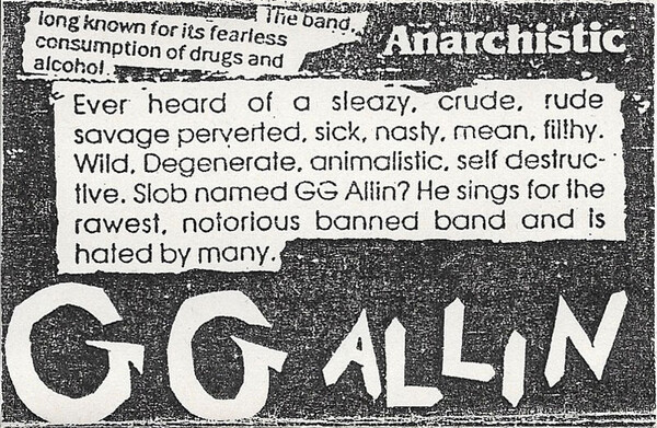 Sing Along Love Songs by GG Allin (Album, Punk Rock): Reviews, Ratings ...