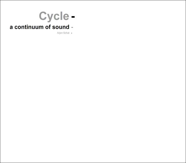 Cycle: A Continuum of Sound by Arjen Schat (Album, Ambient): Reviews ...