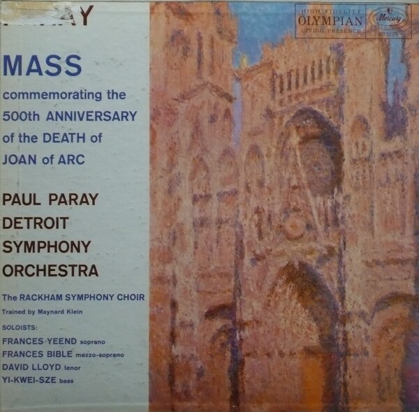 Mass Commemorating the 500th Anniversary of the Death of Joan of Arc by ...