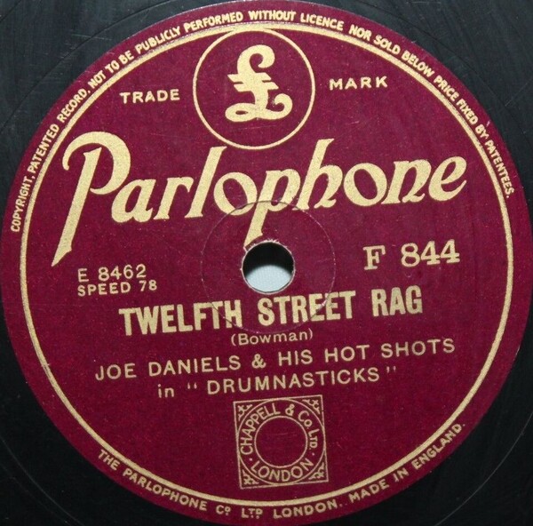 Twelfth Street Rag / The Sheik of Araby by Joe Daniels and His Hot Shots In "Drumnasticks ...