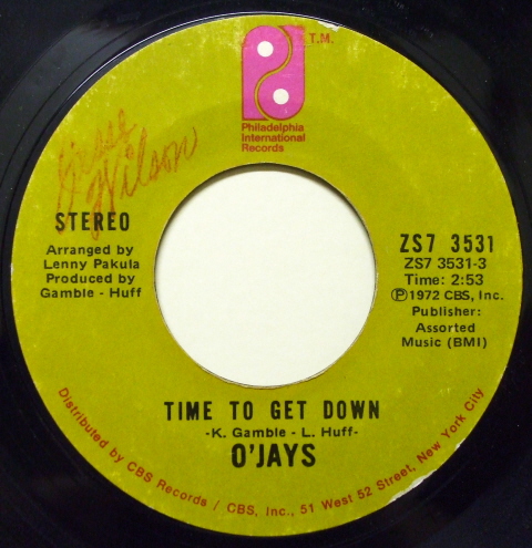 Time to Get Down / Shiftless, Shady, Jealous Kind of People by O'Jays ...