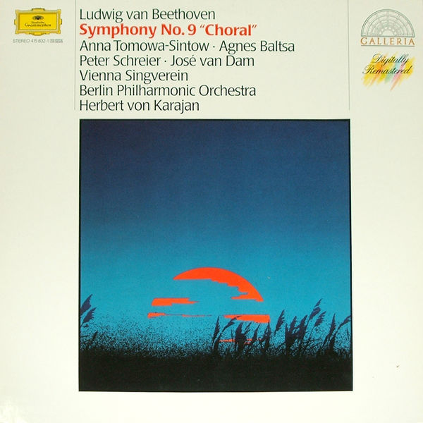 Symphony No. 9 "Choral" by Berlin Philharmonic Orchestra / Vienna Singverein / Herbert von ...