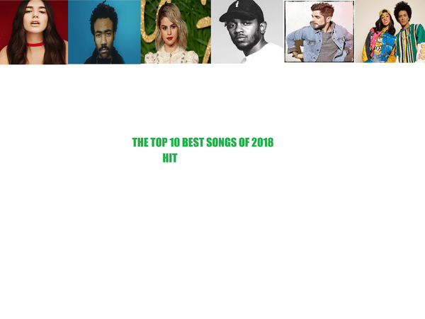 Top 10 Best Hit Songs of 2018 - Rate Your Music