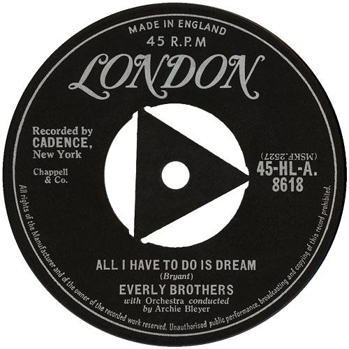All I Have to Do Is Dream / Claudette by The Everly Brothers (Single ...