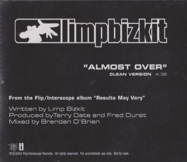 Almost Over by Limp Bizkit (Single, Alternative Rock): Reviews, Ratings ...