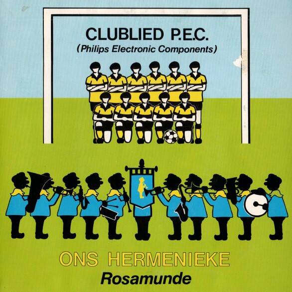 Clublied P.E.C. / Rosamunde by Koor staff football team P.E.C. (Philips ...