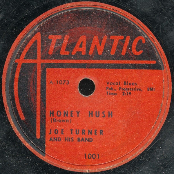 Honey Hush / Crawdad Hole by Joe Turner and His Band (Single, Rhythm ...