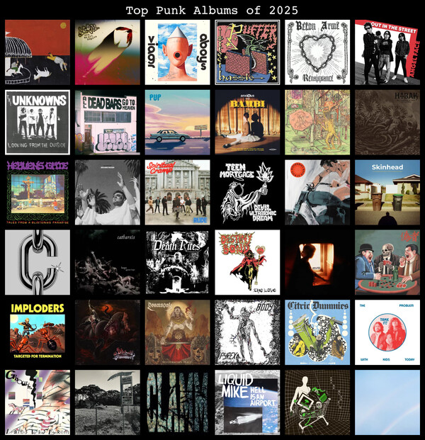 Top Punk Albums of 2025 - Rate Your Music