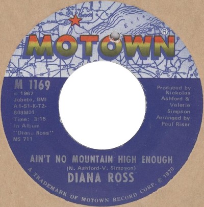 Ain't No Mountain High Enough / Can't It Wait Until Tomorrow by Diana Ross (Single, Pop Soul ...