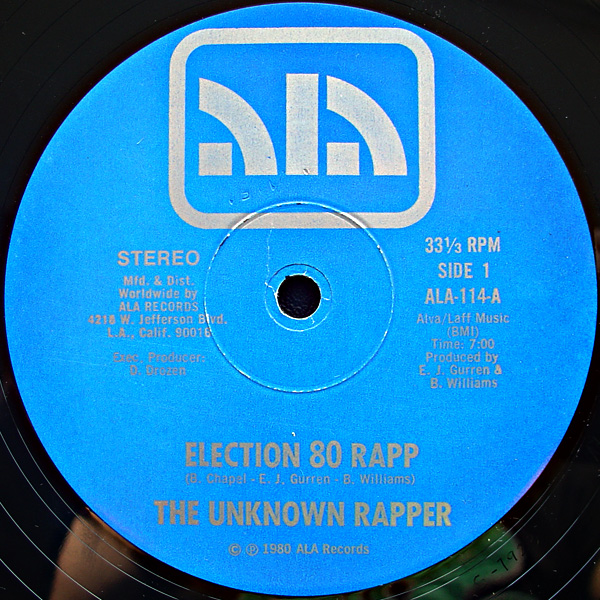 Election 80 Rapp by The Unknown Rapper (Single, Disco Rap): Reviews ...