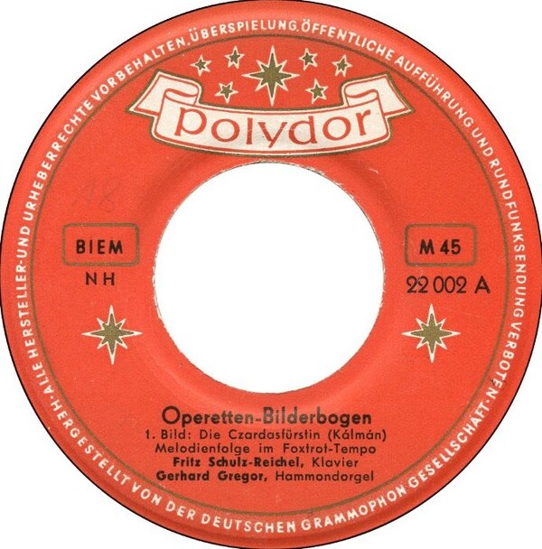 Operetten-Bilderbogen Teil 1 / Operetten-Bilderbogen Teil 2 (with Fritz ...