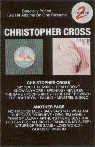 Christopher Cross / Another Page by Christopher Cross (Compilation, Pop ...