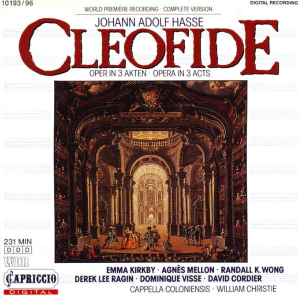Cleofide by Cappella Coloniensis / William Christie / Emma Kirkby ...