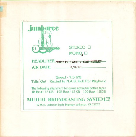 Live Jamboree USA - Radio Show by Christy Lane & Con Hunley (Album ...