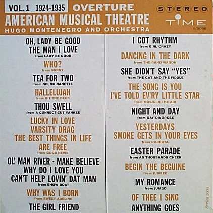 Overture - American Musical Theatre, Vol. 1: 1924-1935 by Hugo ...