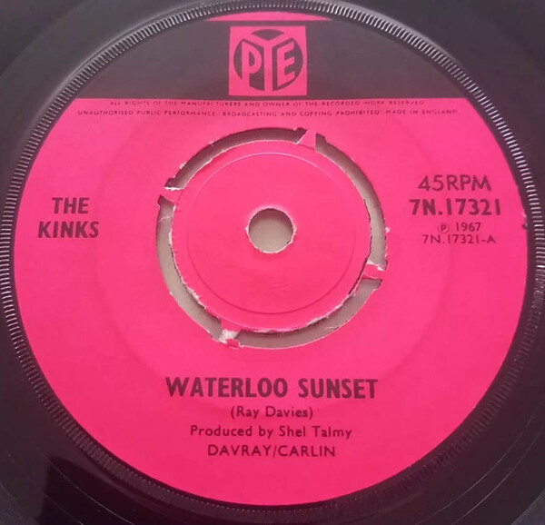 Waterloo Sunset / Act Nice and Gentle by The Kinks (Single, Pop Rock ...