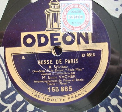 Gosse de Paris / Les lilas by Émile Vacher (Single, Musette): Reviews ...