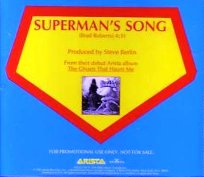 Superman's Song by Crash Test Dummies (Single; Arista; ASCD-2339 ...