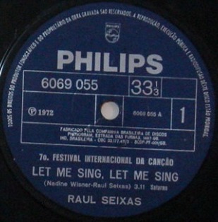 Let Me Sing, Let Me Sing / Eu sou eu, Nicurí é o diabo by Raul Seixas ...