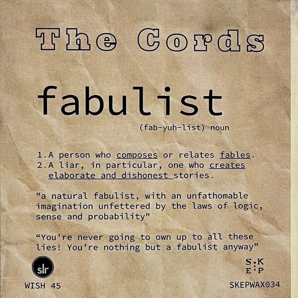 Fabulist by The Cords (Single, Twee Pop): Reviews, Ratings, Credits ...