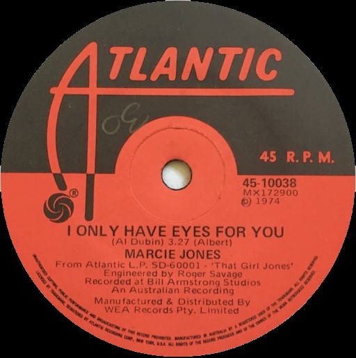 I Only Have Eyes for You / Gonna Make It by Marcie Jones (Single, Soul ...