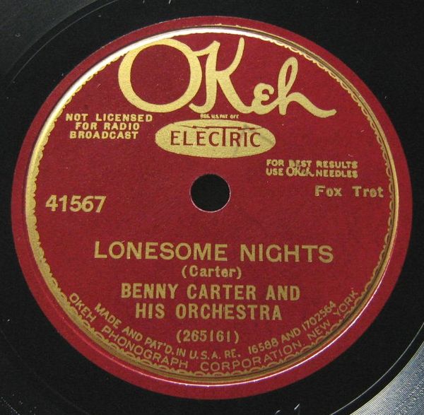 Lonesome Nights / Blue Lou by Benny Carter and His Orchestra (Single ...