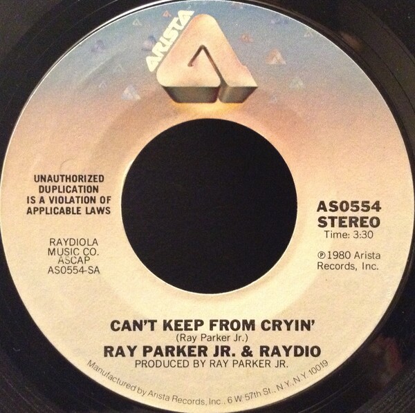 Can't Keep From Cryin' / It's Time to Party Now by Ray Parker Jr ...