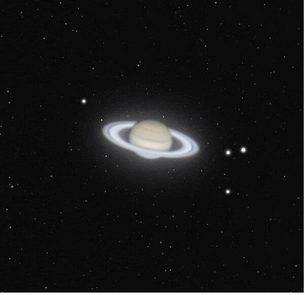 A View Of the Rings Of Saturn From a Capsule Hurtling Through Outer ...