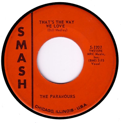 That's the Way We Love / Prison Break by The Paramours (Single ...