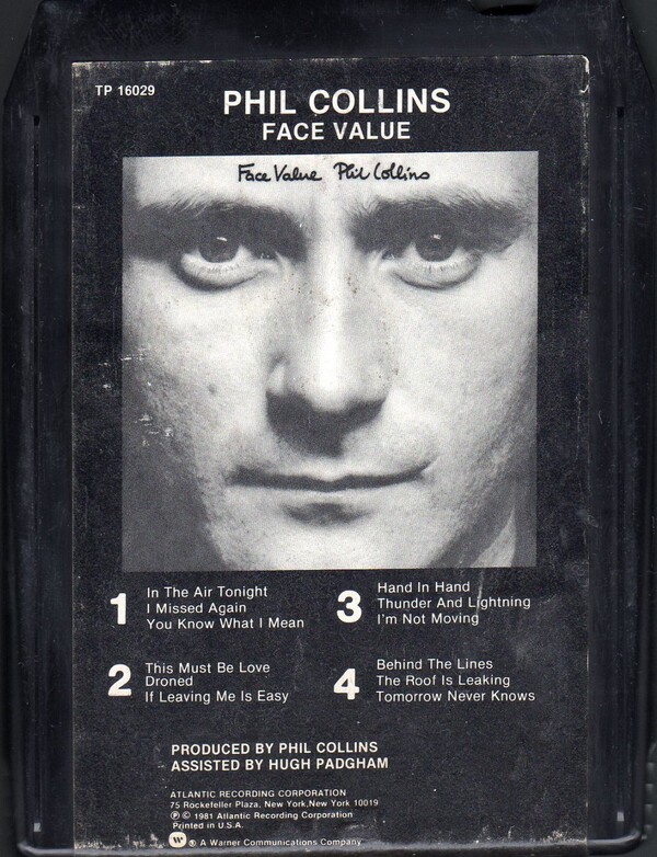 Face Value by Phil Collins (Album; Atlantic; TP 16029): Reviews ...