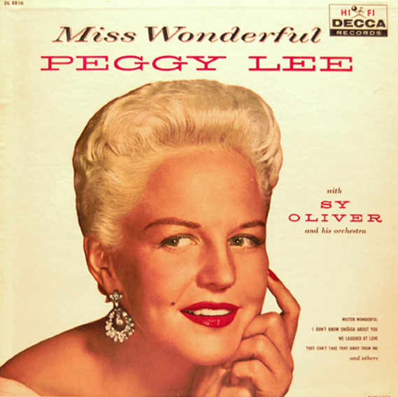 Miss Wonderful by Peggy Lee with Sy Oliver and His Orchestra (Album ...