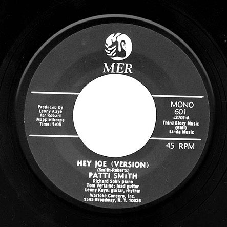 Hey Joe (Version) / Piss Factory by Patti Smith (Single, Art Rock ...